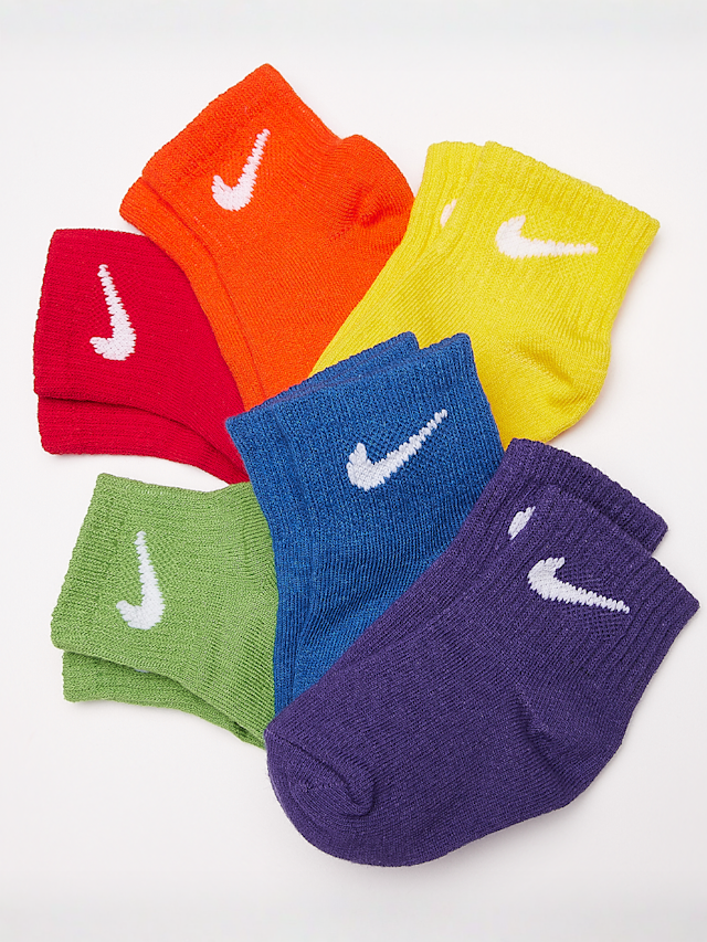 6 PACK - Swoosh Infant Ankle Socks | SNIPES