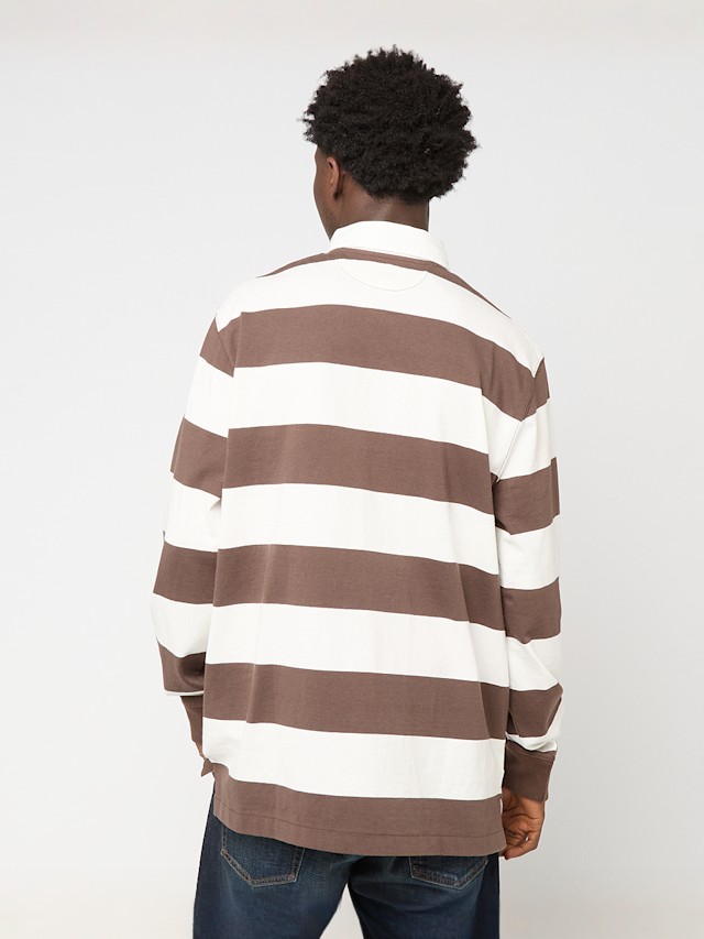 LS RUGBY M3-LONG SLEEVE-KNIT pale russet/trophy cream | SNIPES