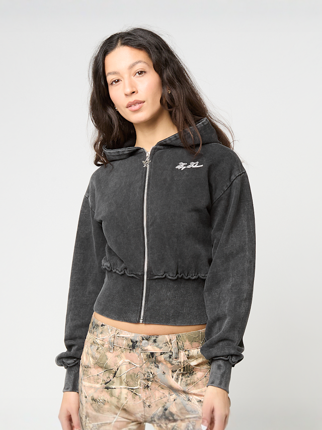 Washed cropped Sweat Jacket | SNIPES