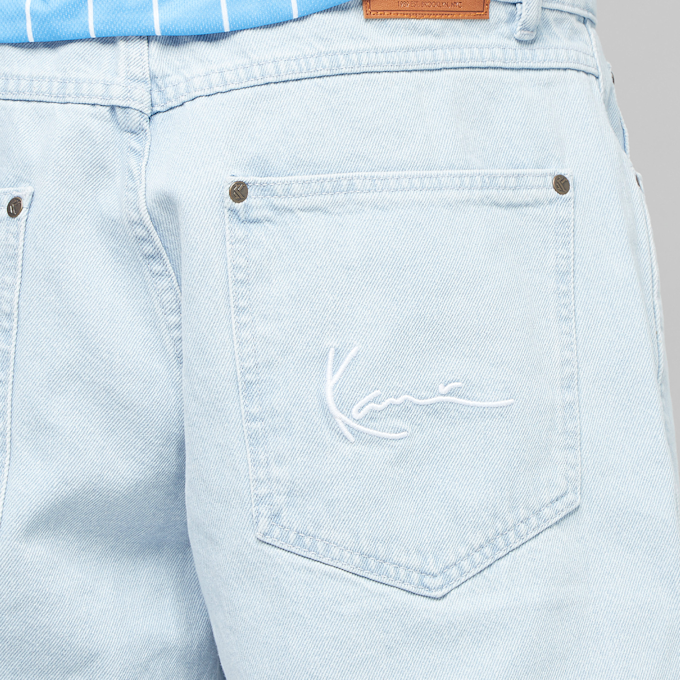 Karl Kani Small Signature Baggy Five Pocket Denim blu (KM-PL051-090-12)
