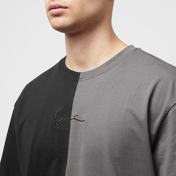 Karl Kani Small Signature Split Tee siva (KM231-001-2)