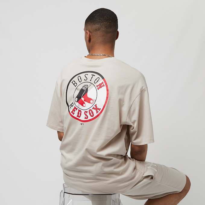 New Era MLB Team Graphic Backprint Oversize Tee Boston Red Sox STNBLK ...