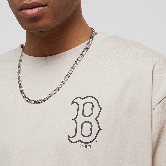 New Era MLB Team Graphic Backprint Oversize Tee Boston Red Sox STNBLK ...