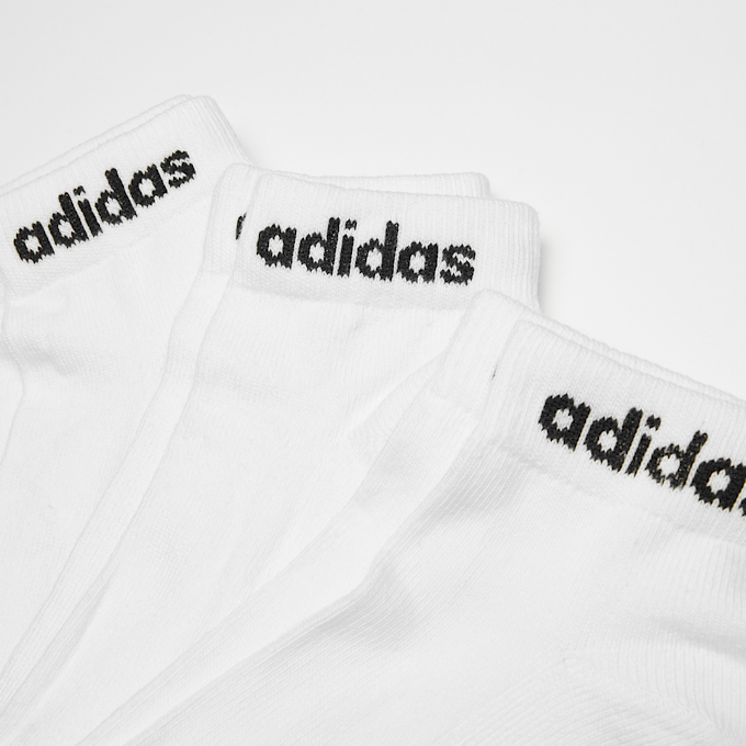 adidas Sportswear Cushion Linear Crew Socks (3 Pack) wit (HT3457)