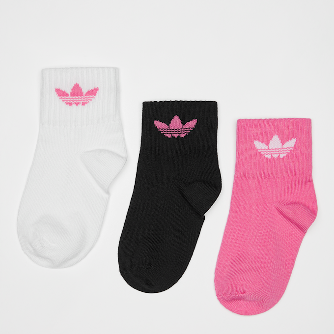 adidas Originals 3 PACK - adicolor 3 Streifen Crew Socken multicolor ...