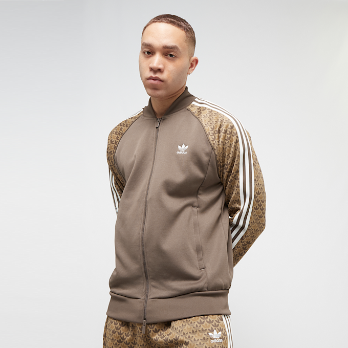 adidas Originals Monogram Superstar Trackjacket brązowy (IS0255)