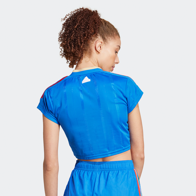 adidas Originals Tiro Cut 3 Stripes Cropped Jersey blau (IX9562)