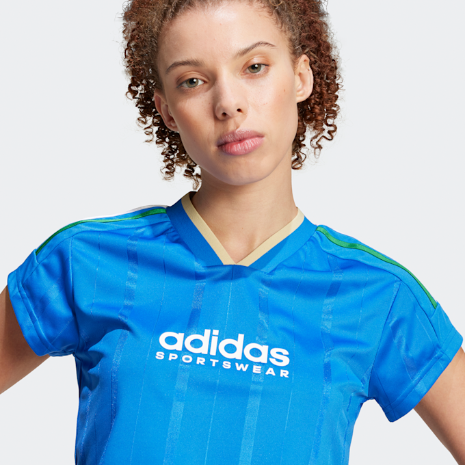 adidas Originals Tiro Cut 3 Stripes Cropped Jersey azul (IX9562)