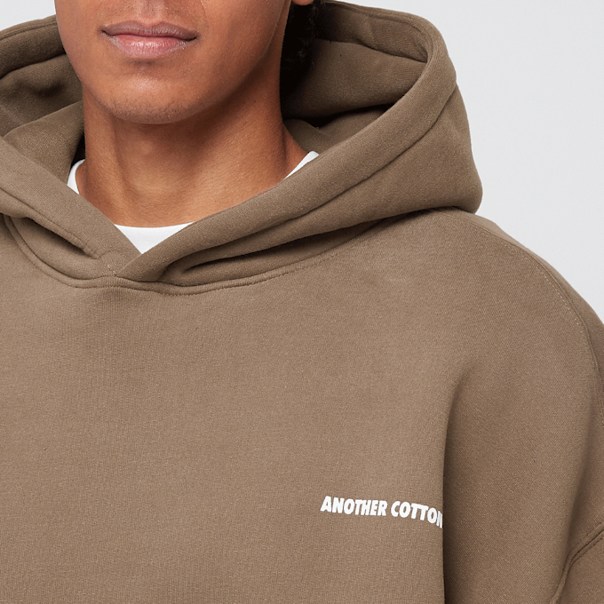 Another Cotton Lab Coffee Date Oversized Hoodie brązowy (PD00006802)