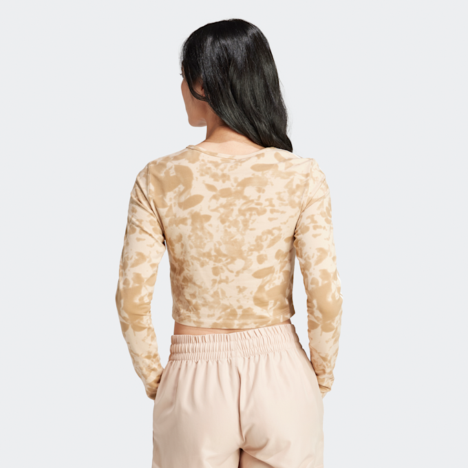 adidas Originals 3-Stripes Crop Top Cargo Gorp Core Pack beige | SNIPES