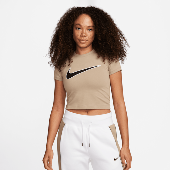 Compra Nike Sportswear Cropped T-Shirt beige | SNIPES