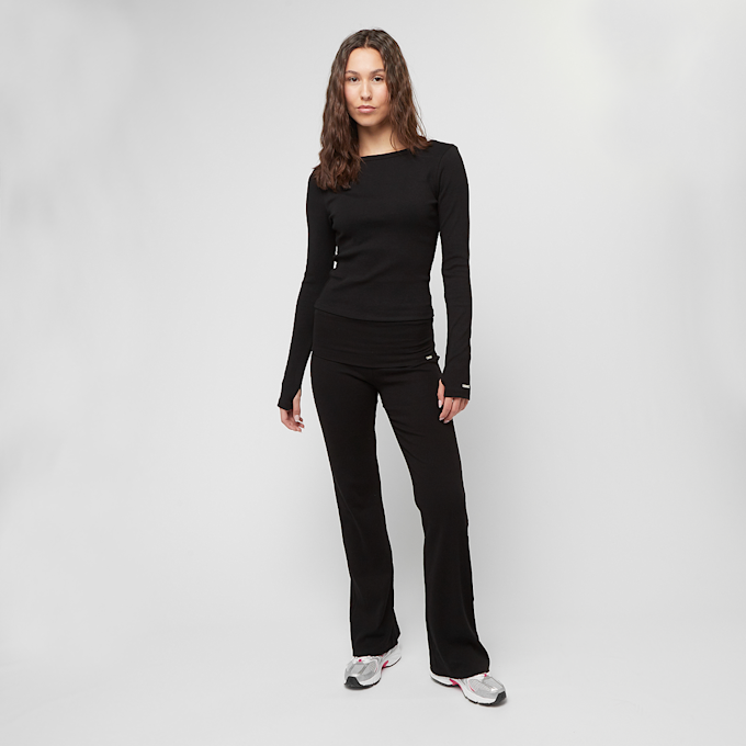 Acheter aim'n Ease Ribbed Long Sleeve Top noir | SNIPES