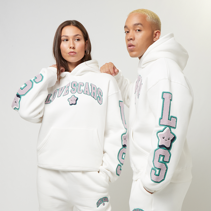 Love Scars College Star Hoodie weiß kaufen