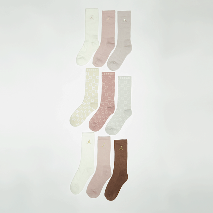 Compra Jordan Holiday Crew Gift Box (9 Pack) bege | SNIPES