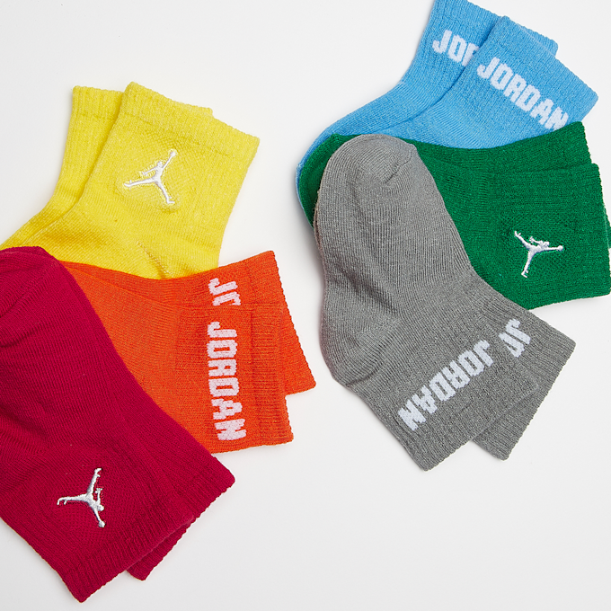 Shop Jordan Everyday Essential Ankle Socks (6 Pack) multicolor | SNIPES