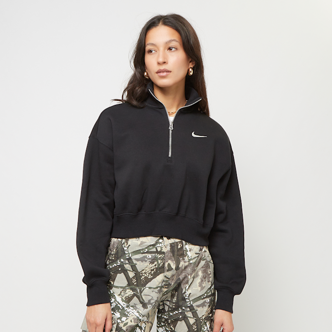 Shop Nike Sportswear Phoenix Fleece Oversized Quarterzip Cropped ...