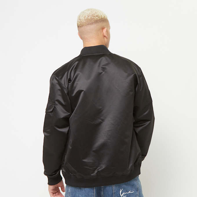 Shop Mitchell & Ness NBA Los Angeles Lakers Team Leader Satin Bomber ...