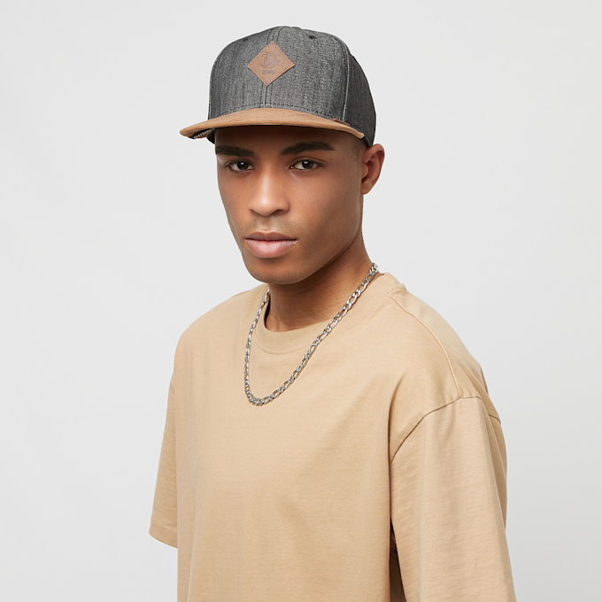 Acheter DJINNS Snapback-Cap 6 Panel Linen noir | SNIPES