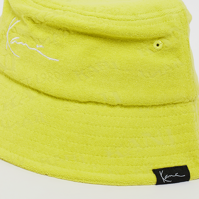 Acquista Karl Kani Signature Frottee Bucket Hat giallo | SNIPES
