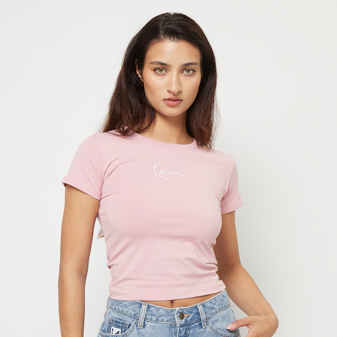 Kupi Karl Kani Small Signature Short Tee rose roza | SNIPES