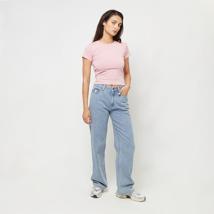 Kupi Karl Kani Small Signature Short Tee rose roza | SNIPES