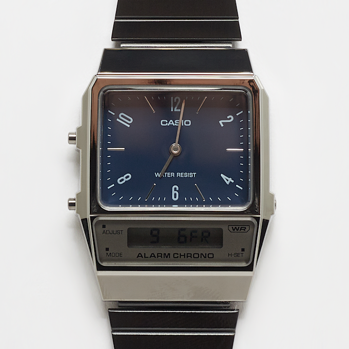 Shop CASIO Casio Vintage AQ-800EB-2AEF black zwart | SNIPES