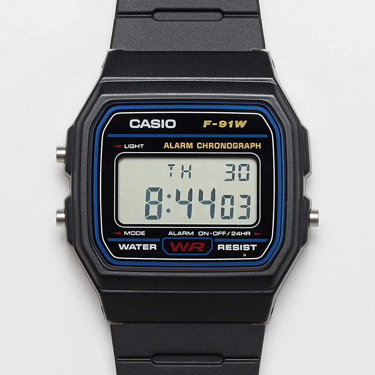 Shop CASIO Casio Watch F-91W-1YEG zwart | SNIPES
