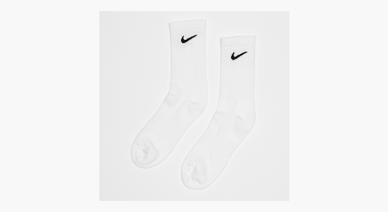 Nike 3 PACK - Everyday Cushioned Training Crew Socks wit | SX7664-100 ...