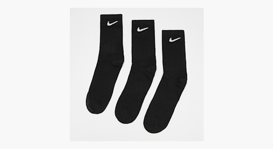 Nike 3 PACK - Sportswear Everyday Essential Crew Socks noir | DX5025 ...