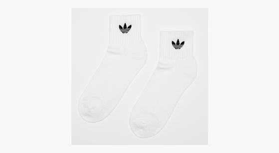 adidas Originals Mid-Cut Crew Socks 3 Pairs branco | FT8529 | SNIPES