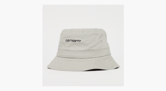 Shop Carhartt WIP Script Bucket Hat grijs | SNIPES