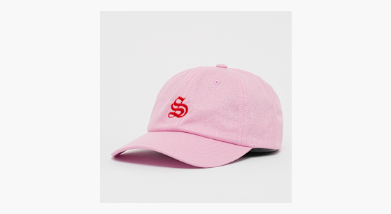 Mister Tee Letter S Pink Low Profile Cap rose | MT2288-00370 | SNIPES