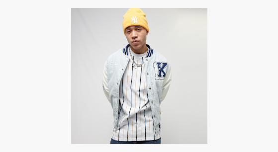 Karl Kani Retro Patch Block Denim college Jacket niebieski | KU231-007 ...