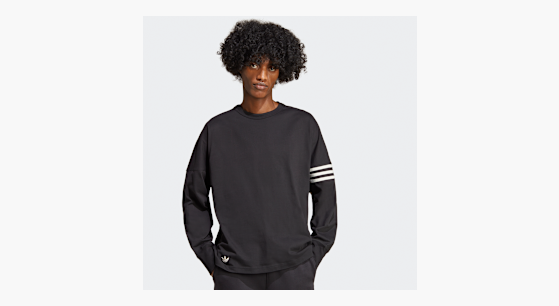 adidas Originals Longsleeve adicolor Neuclassics noir | HR8697 | SNIPES