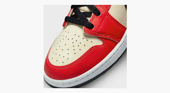 Jordan Air Jordan 1 Mid SS (GS) blanco | DV7012-100 | SNIPES