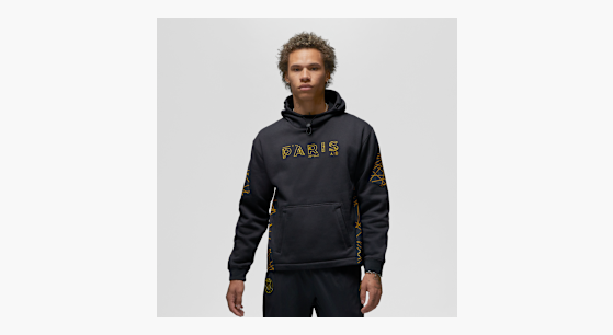 Jordan Paris Saint Germain Statement Fleece Hoodie noir | DV0613-010 ...
