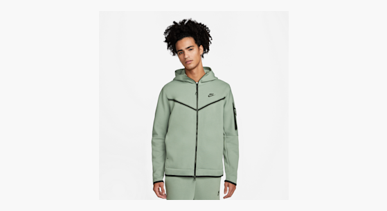 Nike Sportswear Tech Fleece Full-Zip Hoodie grün | CU4489-330 | SNIPES