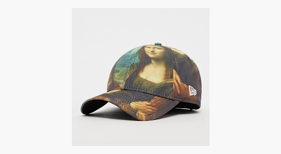 New Era 9Forty Louvre Mona Lisa All Over Print crna | 13100350 | SNIPES