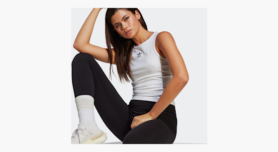 adidas Originals Essentials Rib top biały (IY9648)