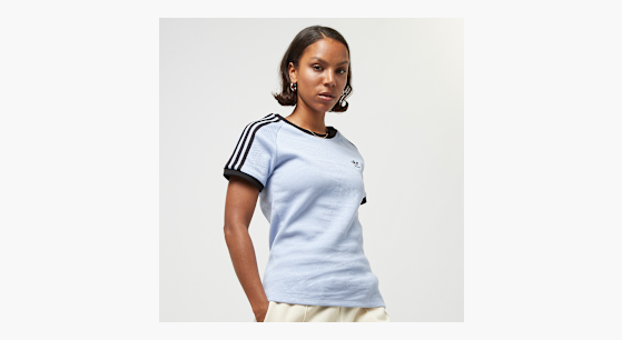 adidas Originals adicolor 3-Stripes Summer T-Shirt niebieski | IC5462 ...