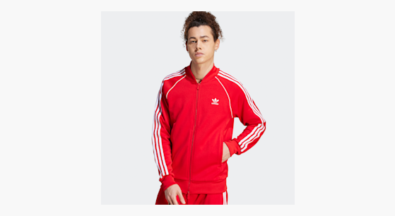 adidas Originals adicolor Superstar Trainingsjack rood (IL2494)