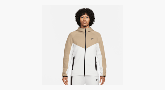 Nike Sportswear Tech Fleece Windrunner Full-Zip Hoodie weiß (FB7921-121)