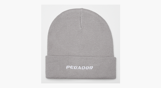 Pegador Logo Beanie grijs (PGDR-1641-040/004)
