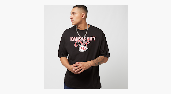 New Era NFL Script Oversized Tee Kansas City Chiefs negro (60416468)
