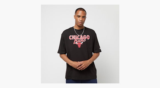 New Era Team Script Oversize Tee Chicago Bulls schwarz (60416338)