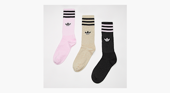adidas Originals adicolor High Crew Socks (3 Pack) biały (IL5020)