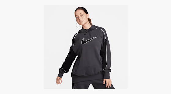 Nike Sportswear Fleece Oversized Pullover Swoosh rojo | FV5311-060 | SNIPES