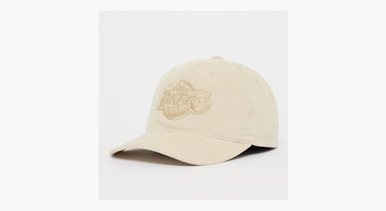 Mitchell & Ness 6 Panel High Crown Cord NBA Los Angeles Lakers beige ...