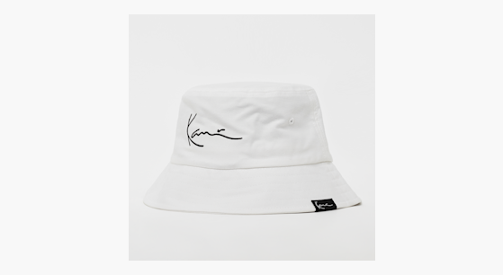 Kupi Karl Kani Signature Essential Bucket Hat bijela | SNIPES