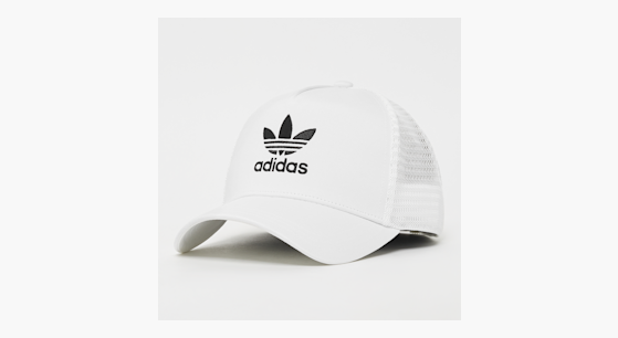 adidas Originals adicolor Trucker Curved Cap weiß (IS3015)
